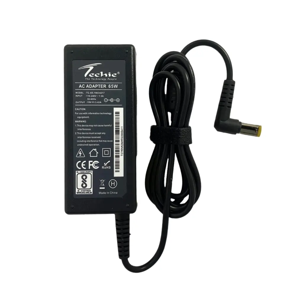 Techie Compatible Acer 65W Laptop Charger